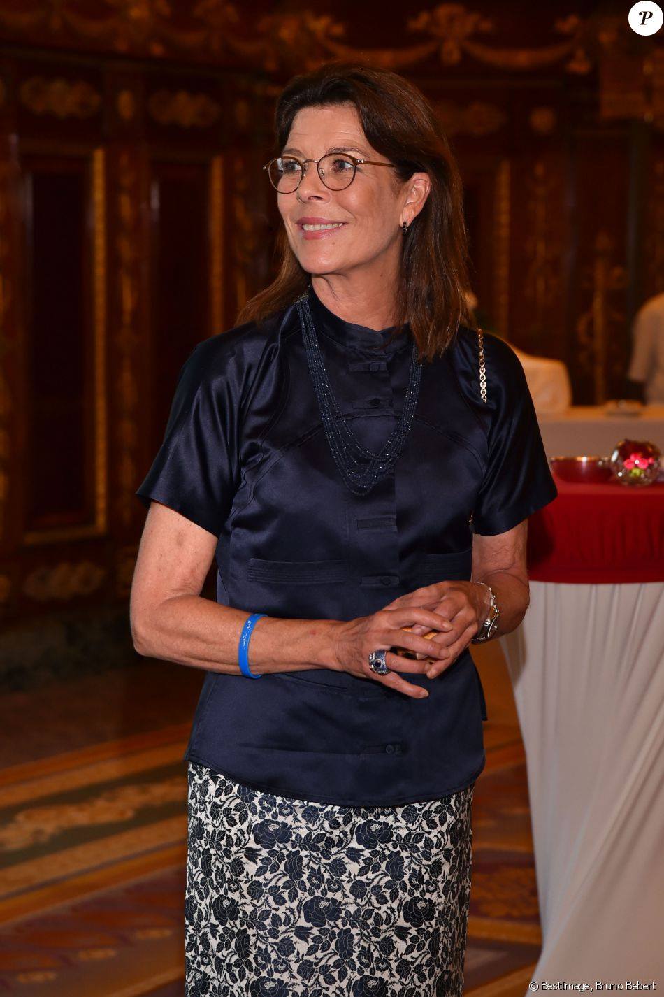 Prince Albert and Princess Caroline attended the presentation of the ...