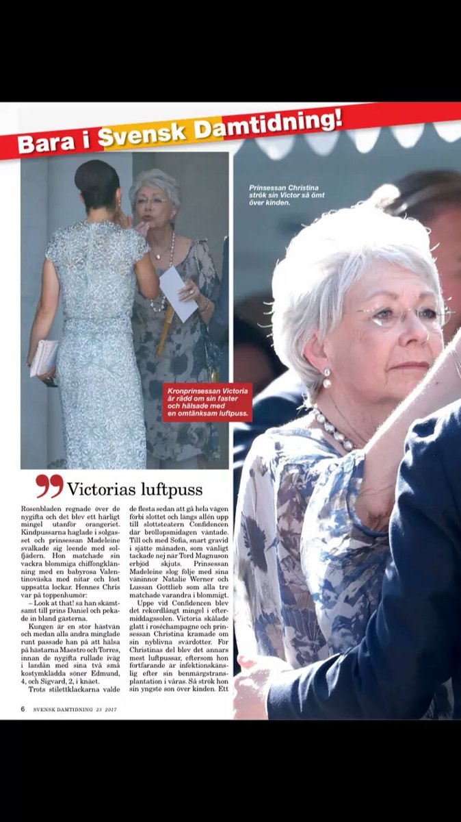 The Swedish Royal Family attended wedding of Victor Magnusson (Princess ...