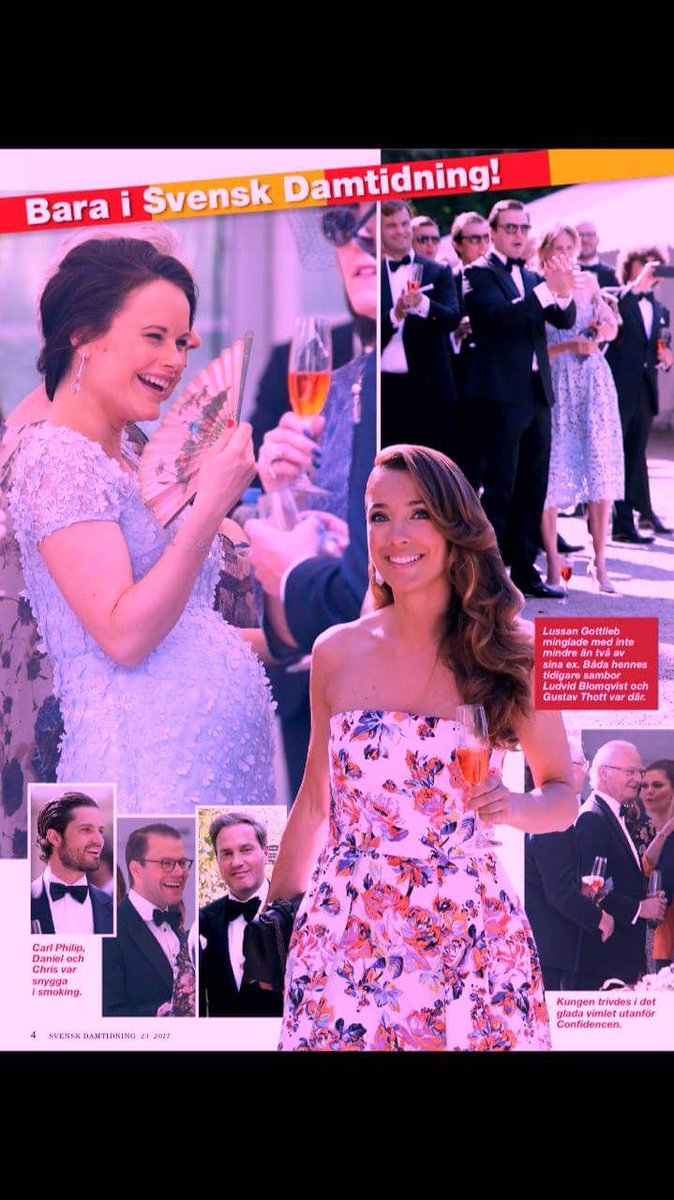 The Swedish Royal Family attended wedding of Victor Magnusson (Princess ...