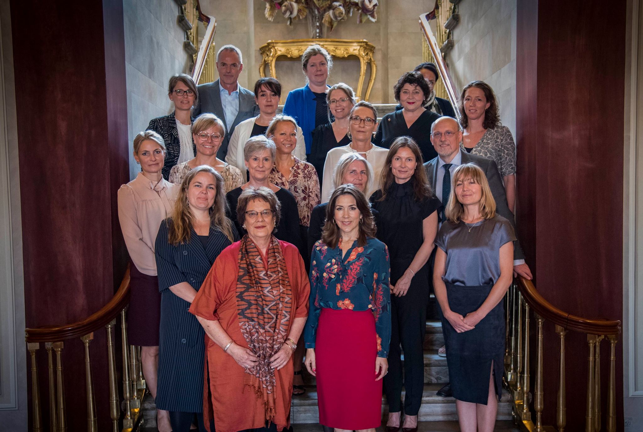 Crown Princess Mary hosted a meeting in Frederik VIII’s Palace ...