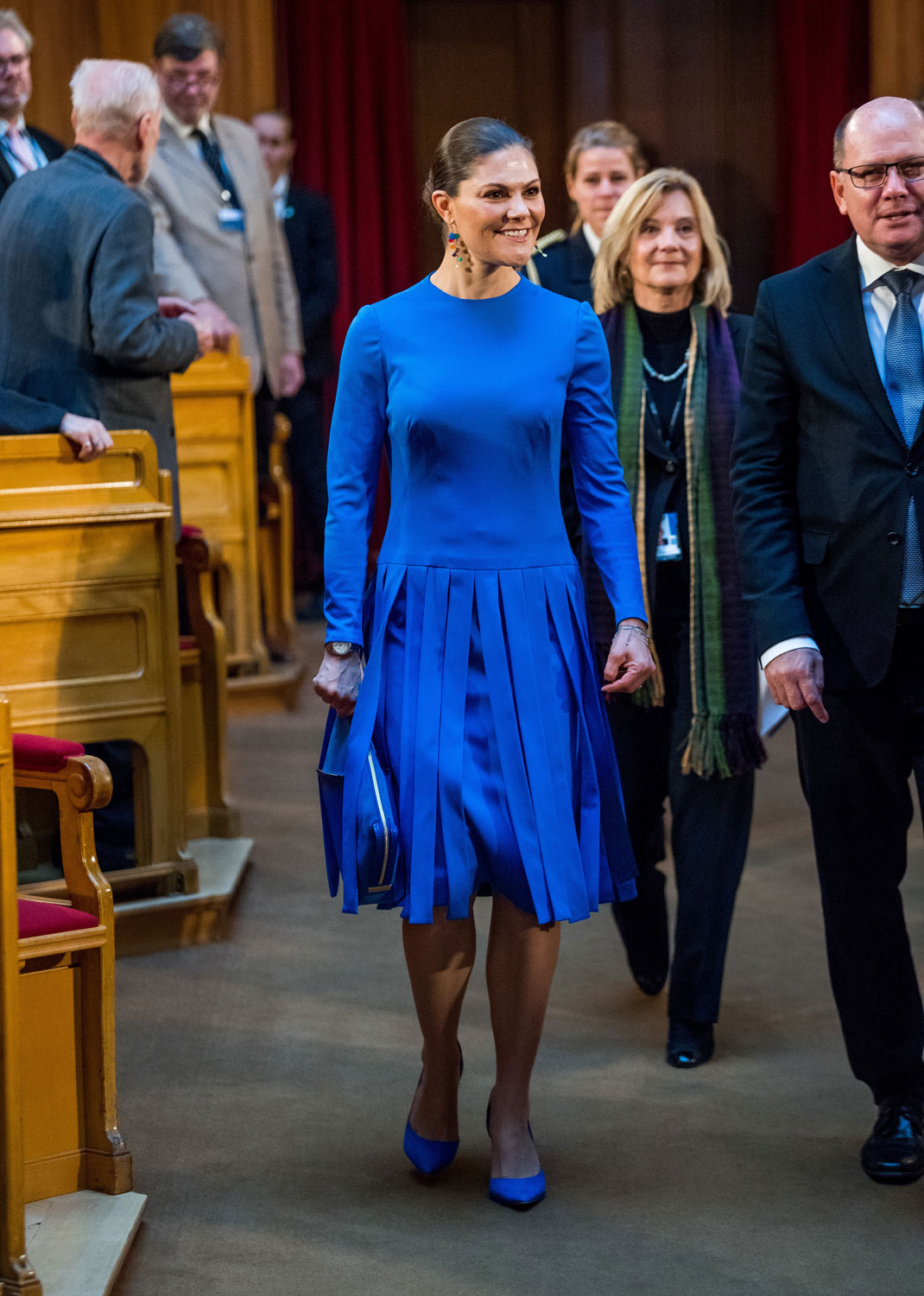 Crown Princess Victoria attended a seminar in connection with the ...