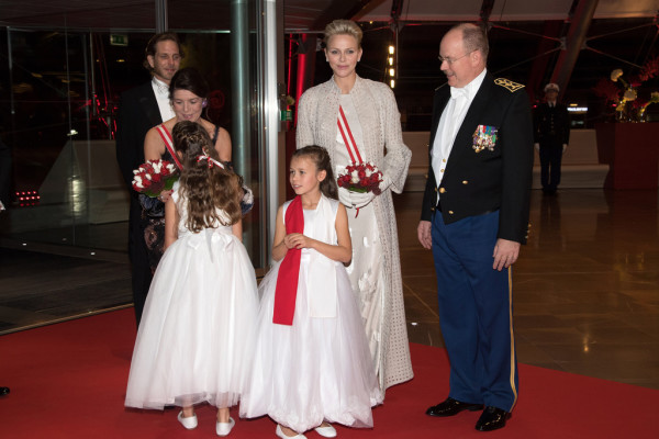 Monaco Princely Family attended the National Day Gala in Grimaldi Forum ...