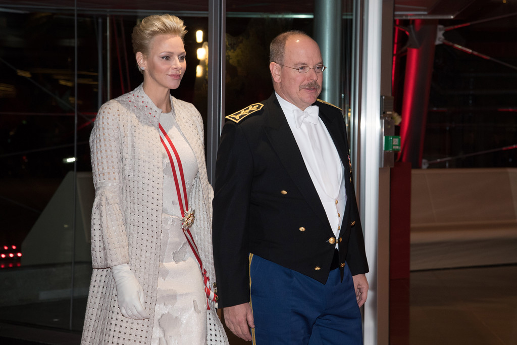 Monaco Princely Family attended the National Day Gala in Grimaldi Forum ...