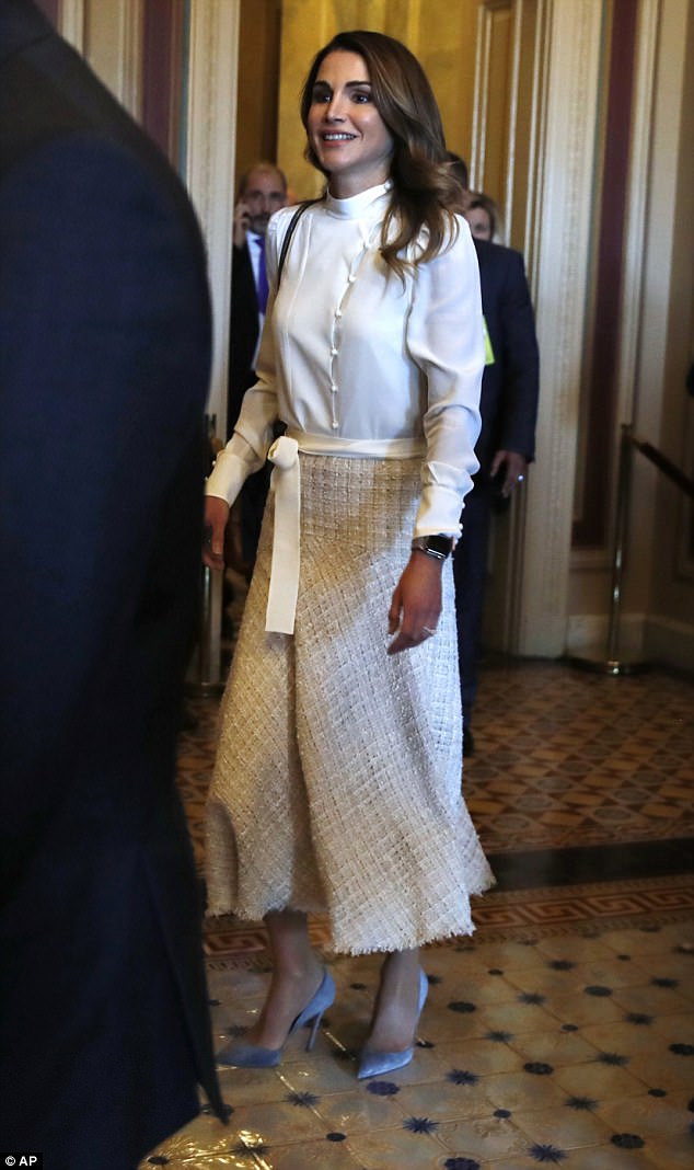 Queen Rania and King Abdullah at meetings in Washington DC – The Real ...