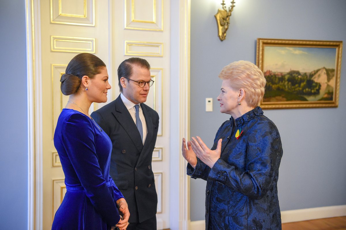 Crown Princess Victoria and Prince Daniel are in Vilnius, Lithuania to ...