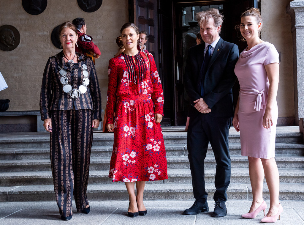 Crown Princess Victoria attends a lunch as part of the Ingmar Bergman ...