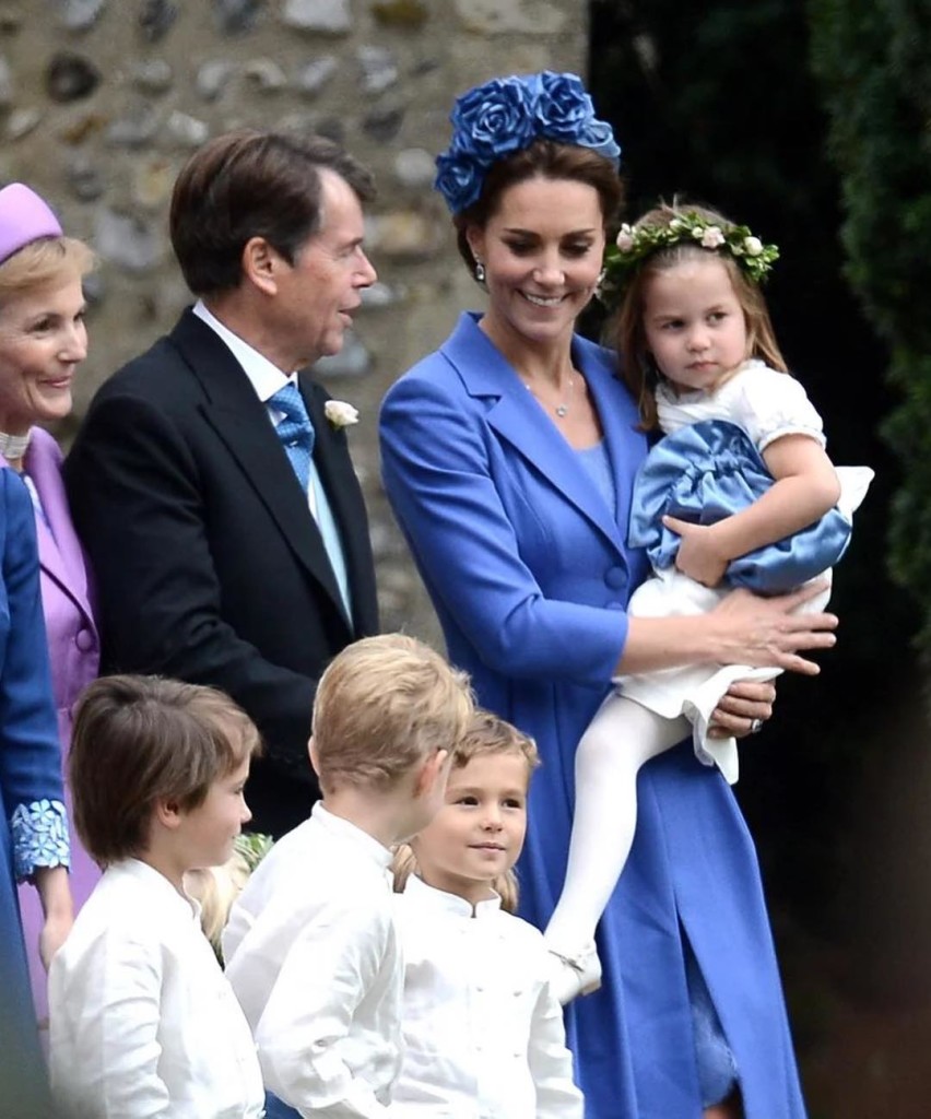 The Duke and Duchess of Cambridge attended the wedding of Sophie Carter ...