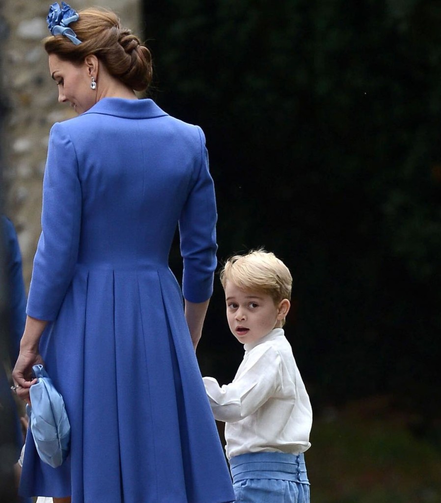 The Duke and Duchess of Cambridge attended the wedding of Sophie Carter ...