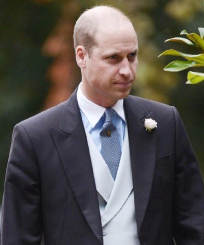 The Duke and Duchess of Cambridge attended the wedding of Sophie Carter ...