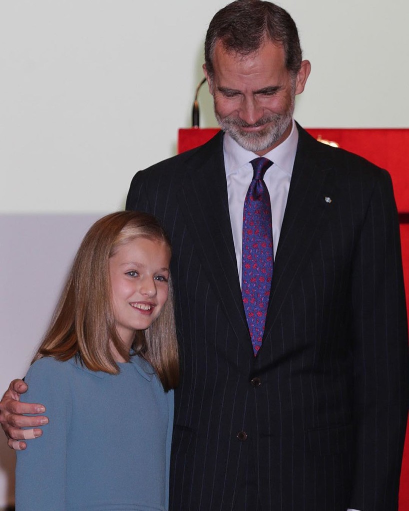 King Felipe,Queen Letizia and their daughters attend The Lecture of The ...