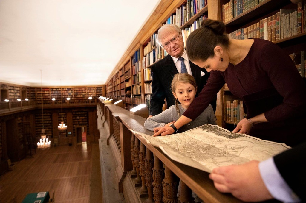 King Carl Gustaf, Crown Princess Victoria and Princess Estelle visited ...