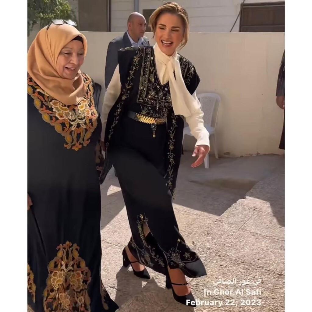 Queen Rania of Jordan Visit to Ghor Al Safi Women’s Society for Social ...