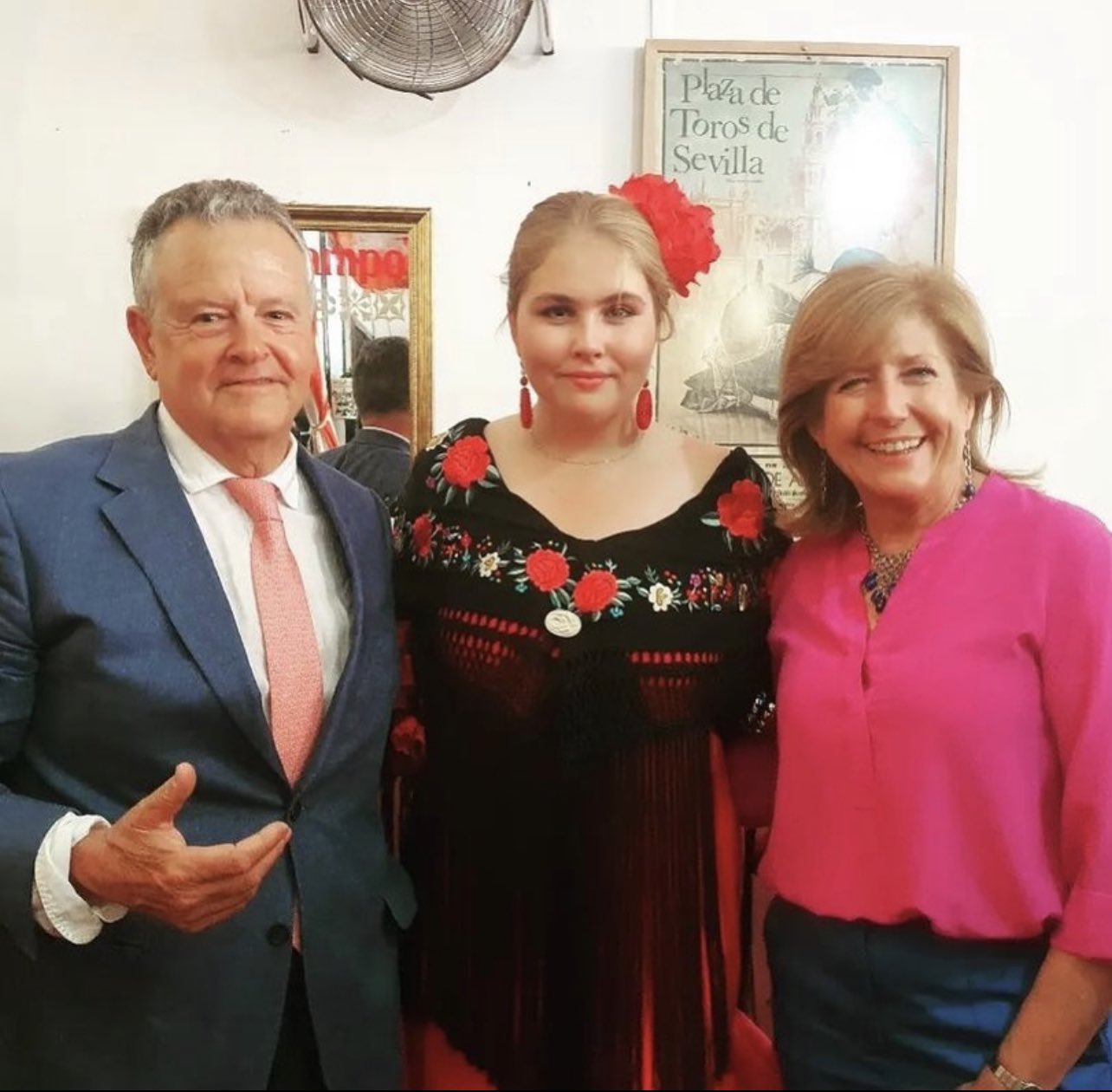 Princess Catharina-Amalia was pictured at the Feria de Abril in Seville ...