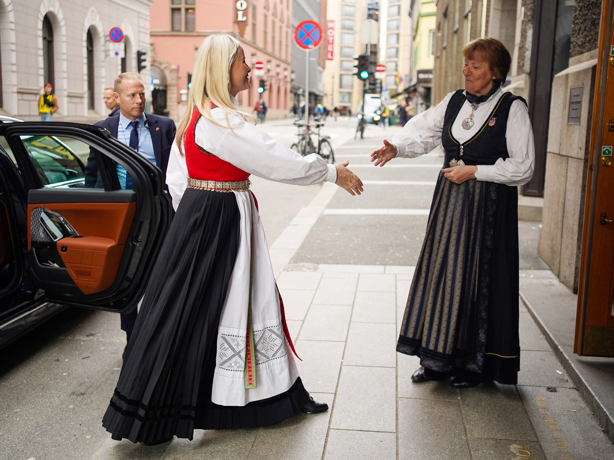 Crown Princess Mette-Marit attended a celebration of the bunad – the ...