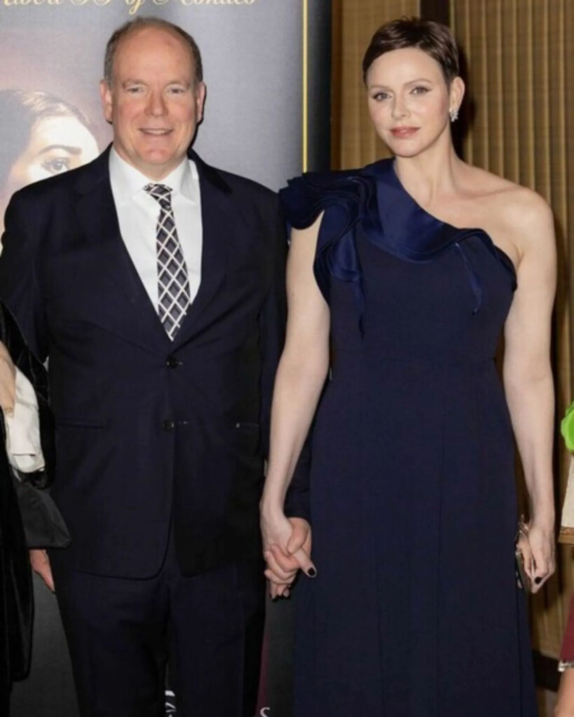 Prince Albert and Princess Charlene attend the Maria Callas Monaco Gala ...