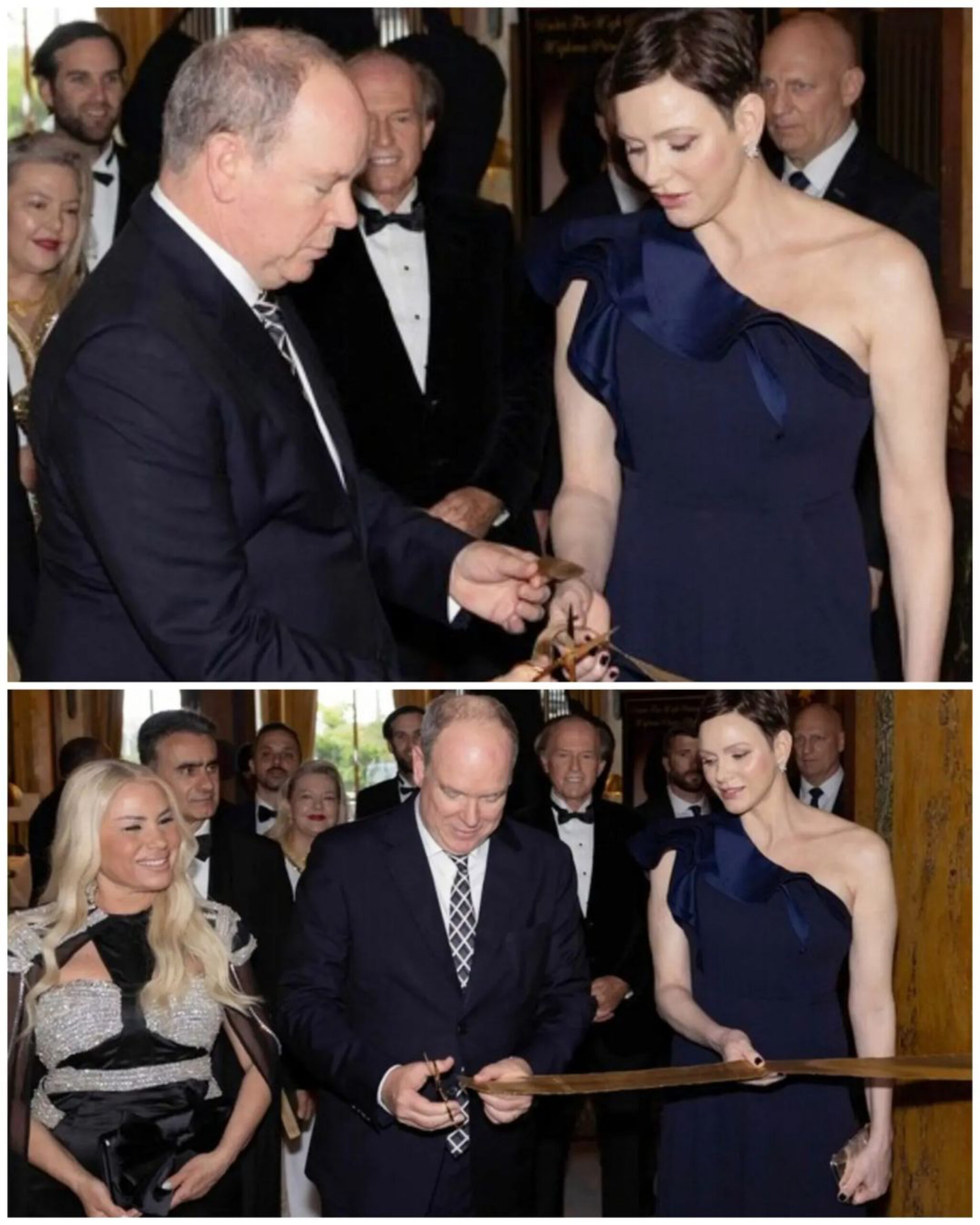 Prince Albert and Princess Charlene attend the Maria Callas Monaco Gala ...
