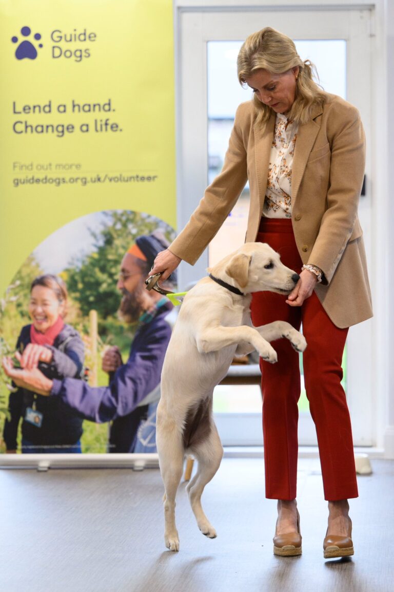 The Duke and Duchess of Edinburgh took part in a class at Guide Dogs ...