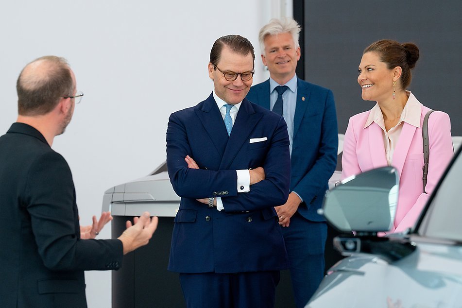 Crown Princess Victoria and Prince Daniel visited Volvo Cars and the ...