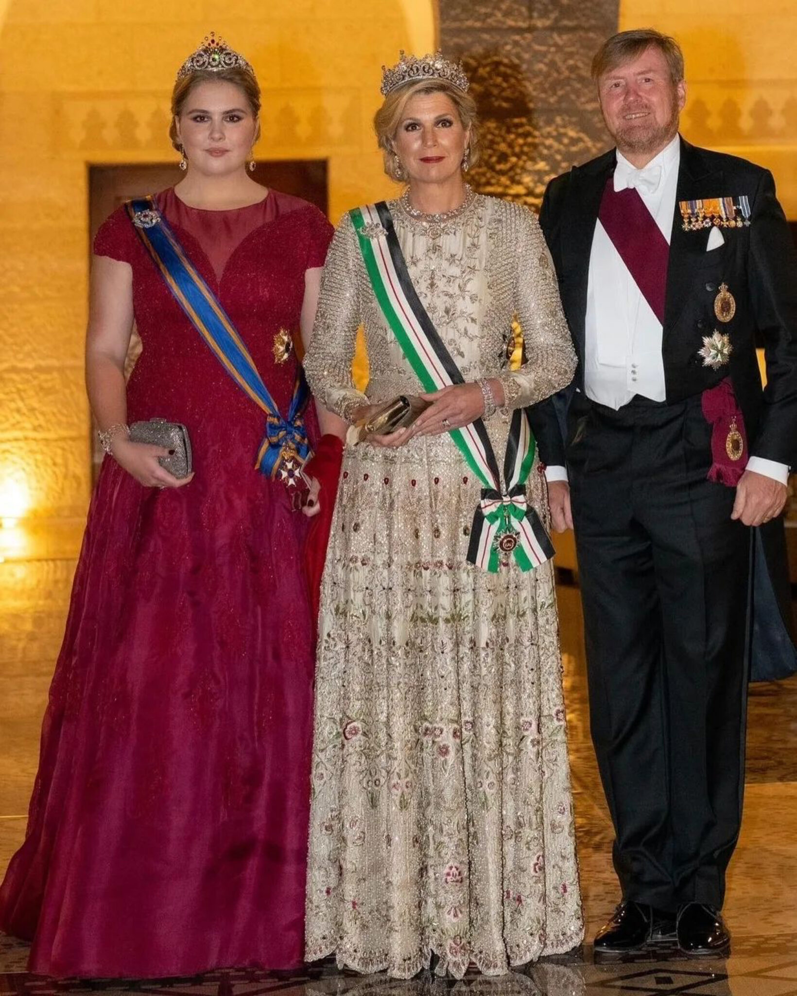 Foreign Royals attended the wedding banquet of Crown Prince Hussein and ...