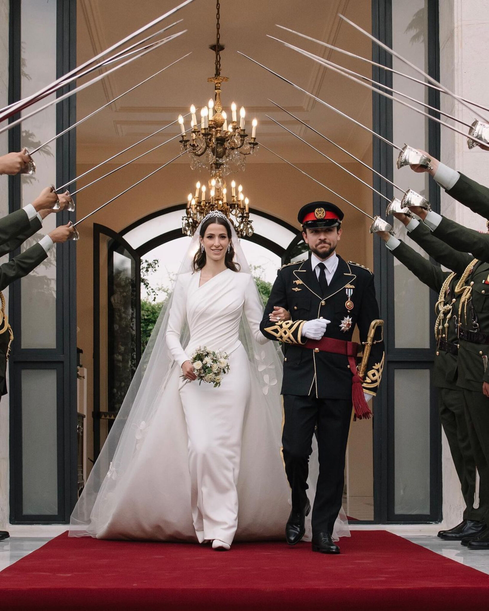The Royal Hashemite Court has released the first official wedding ...
