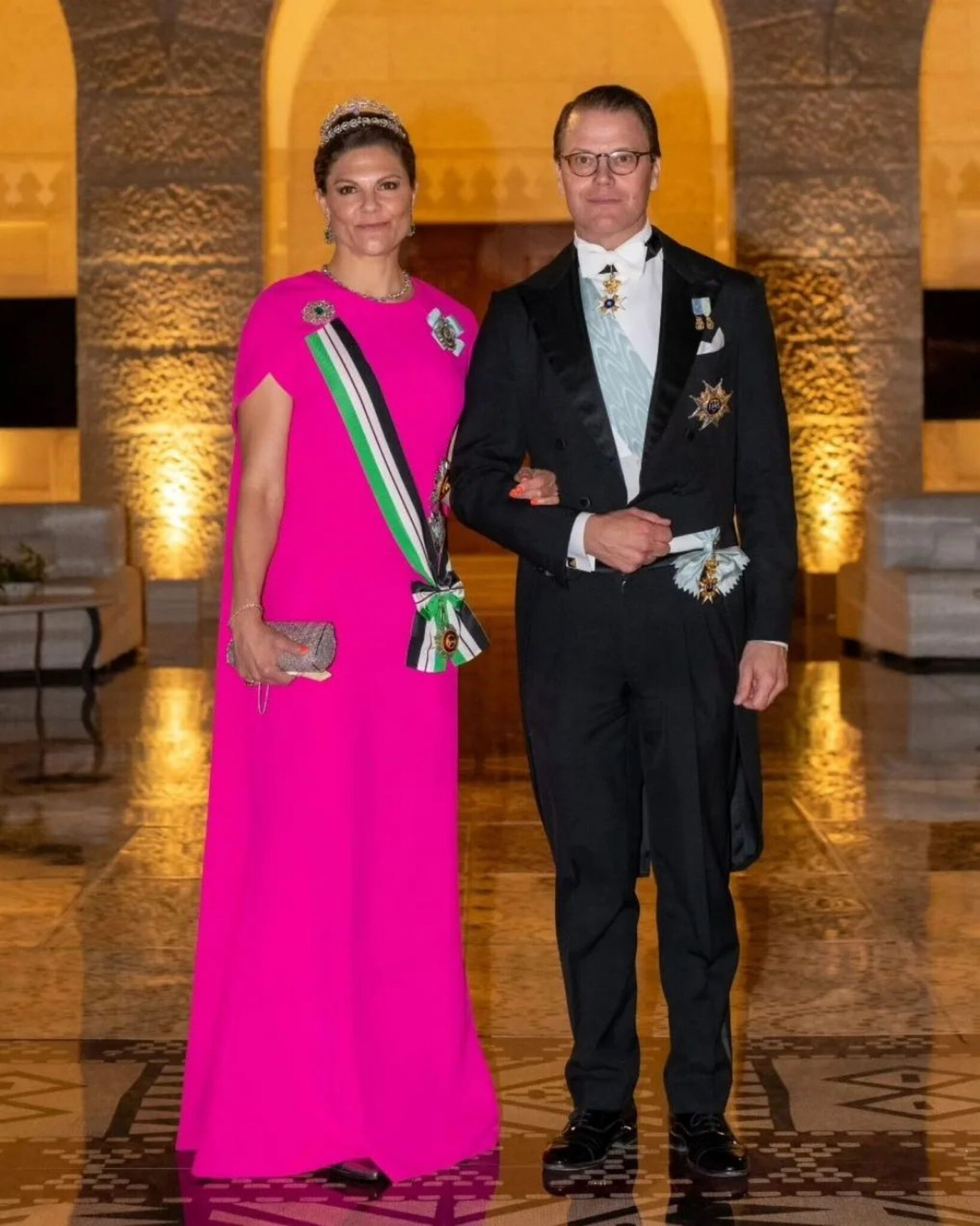 Foreign Royals attended the wedding banquet of Crown Prince Hussein and ...