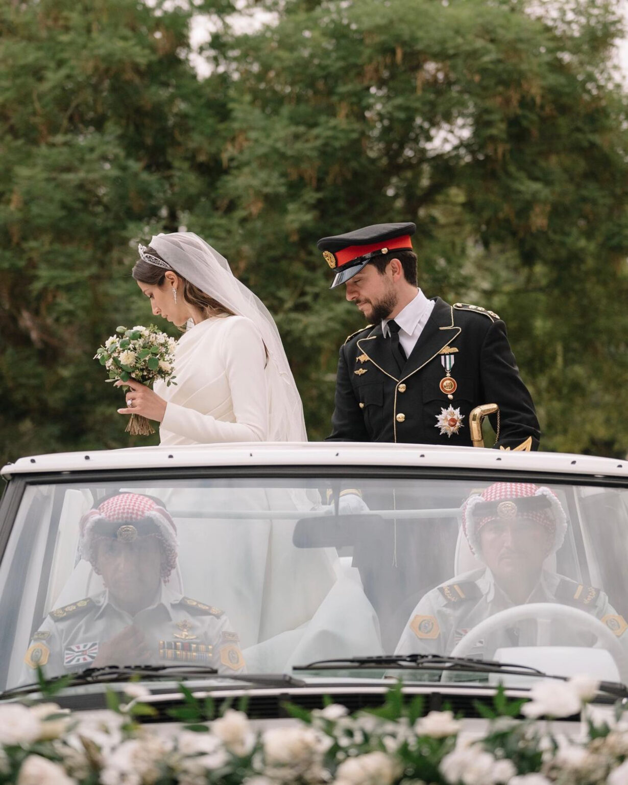 The Royal Hashemite Court has released the first official wedding ...