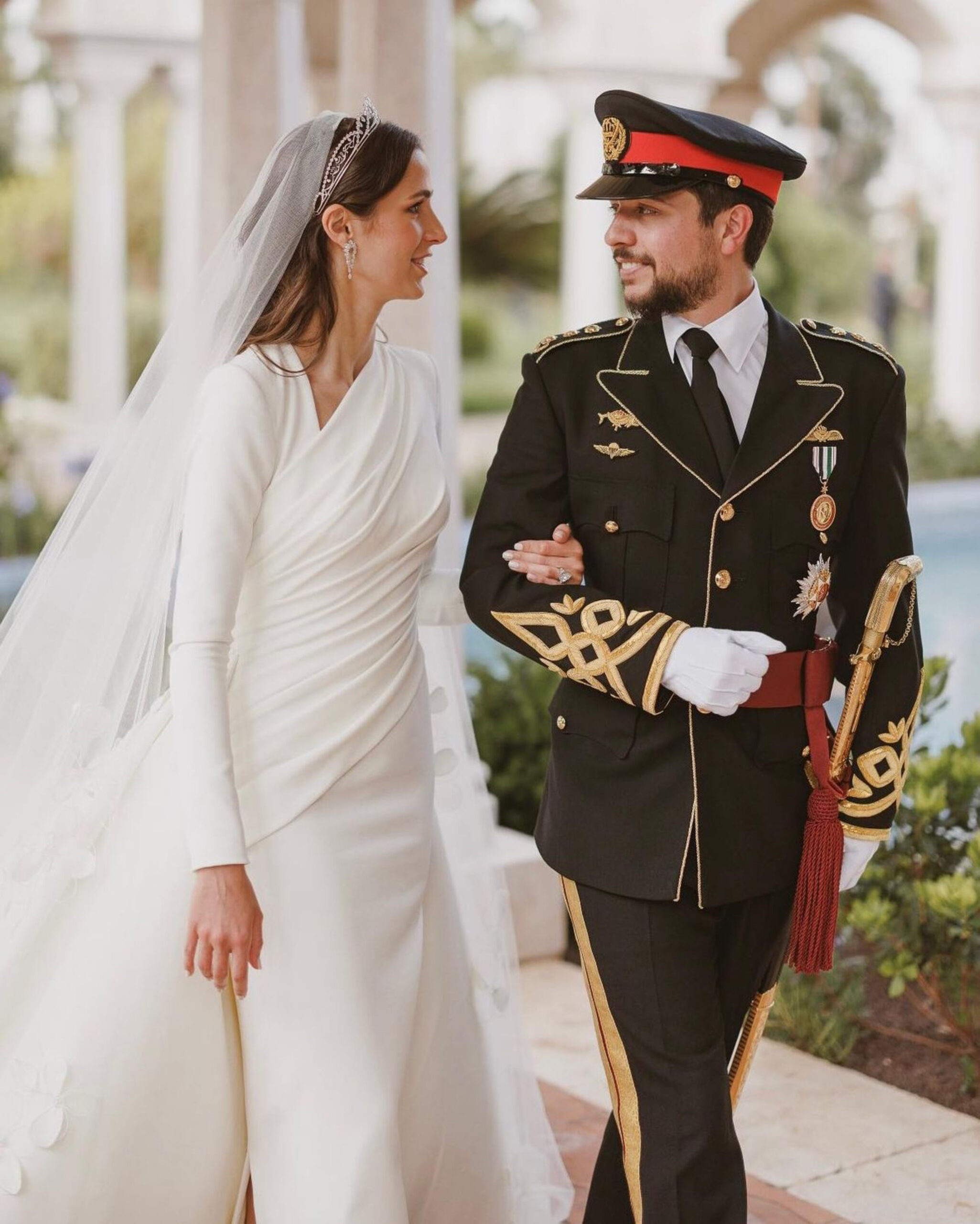 The Royal Hashemite Court has released the first official wedding ...