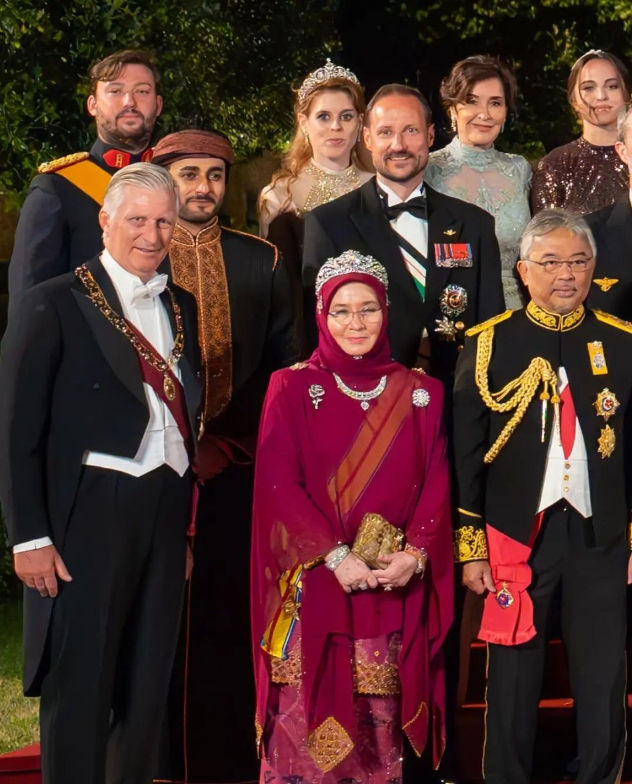 The Royal Hashemite Court has released the official portrait from the ...