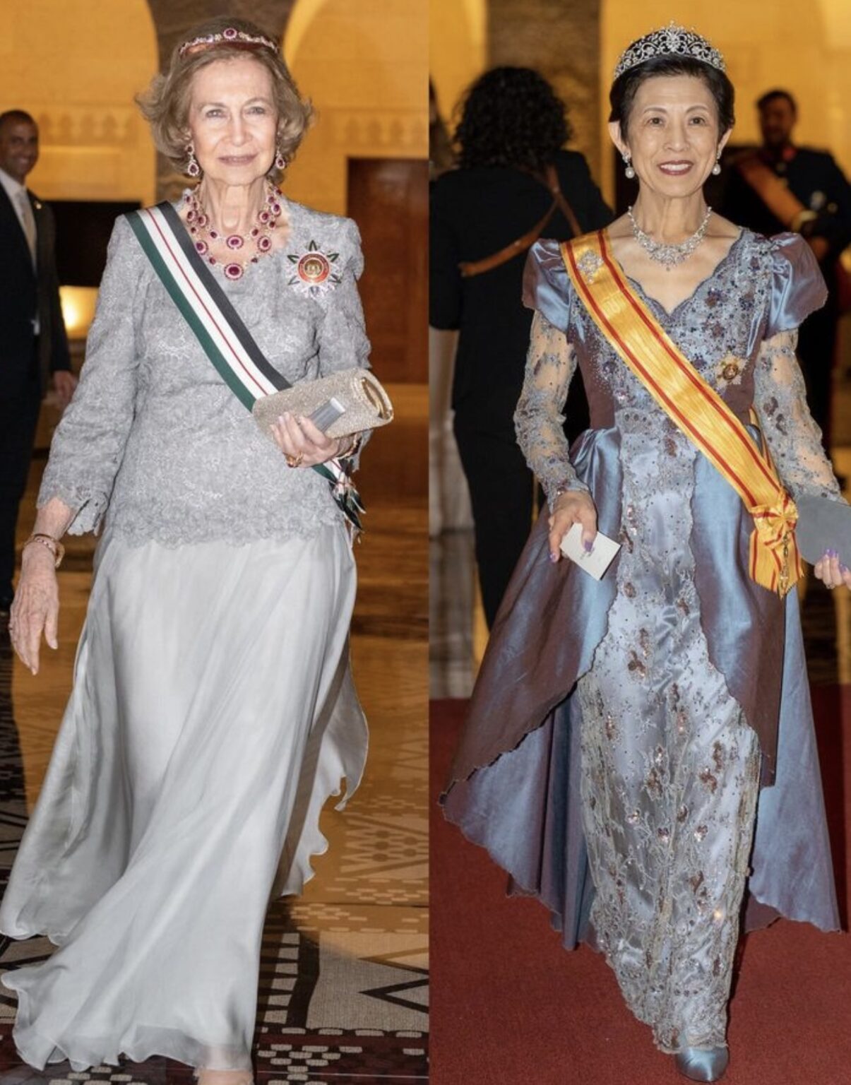 Foreign Royals attended the wedding banquet of Crown Prince Hussein and ...