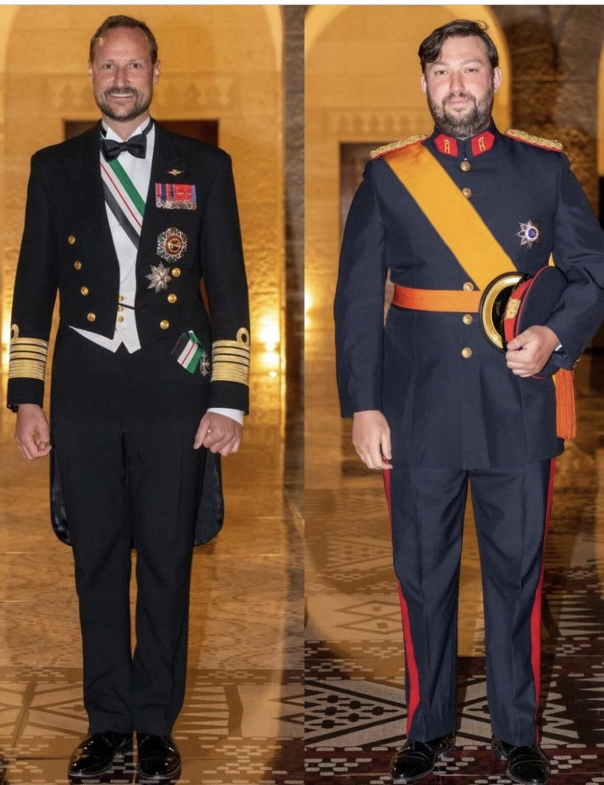 Foreign Royals attended the wedding banquet of Crown Prince Hussein and ...