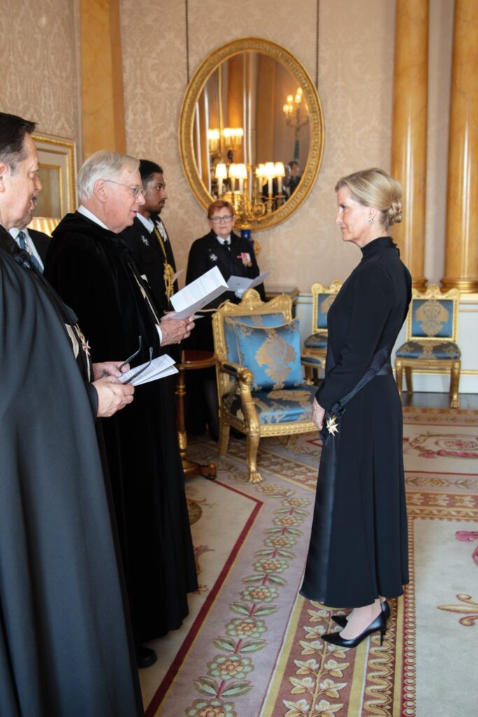 The Duchess of Edinburgh was invested as a Dame Grand Cross of the ...