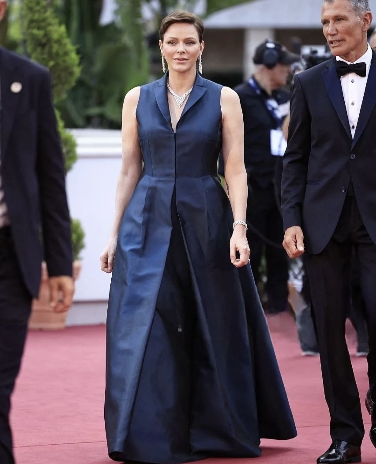 Princess Charlene attend the Golden Nymphs Awards ceremony as part of ...