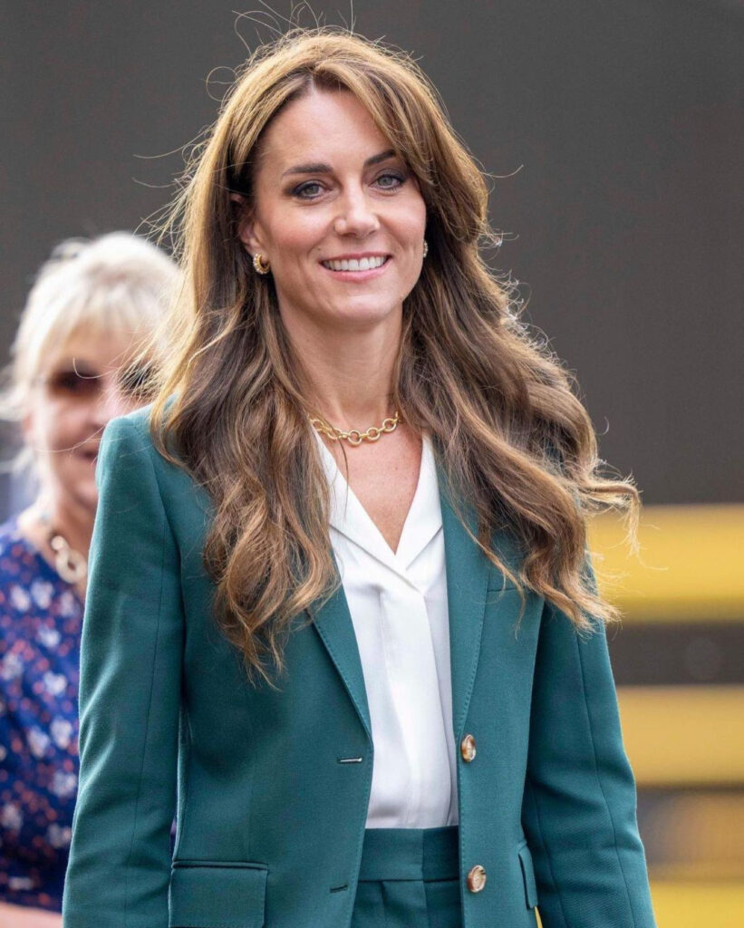 The Princess of Wales visited textiles manufacturers in Leeds and ...