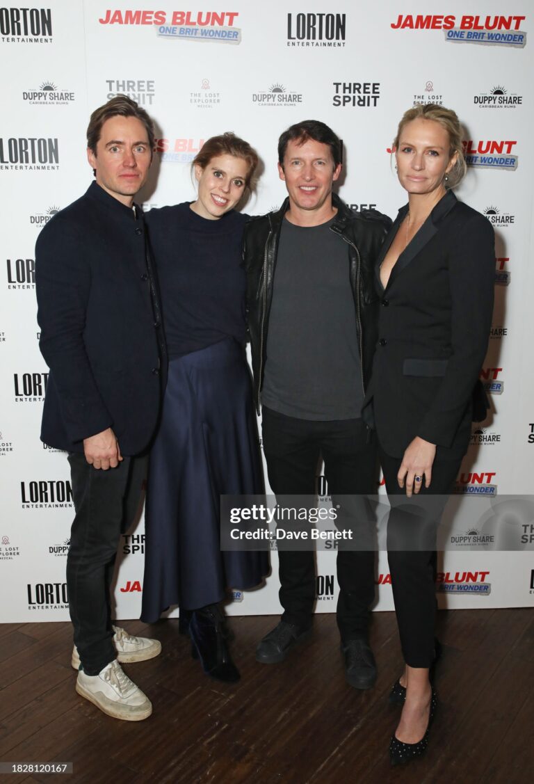 Princess Beatrice and Edo attended the premiere screening of “James ...