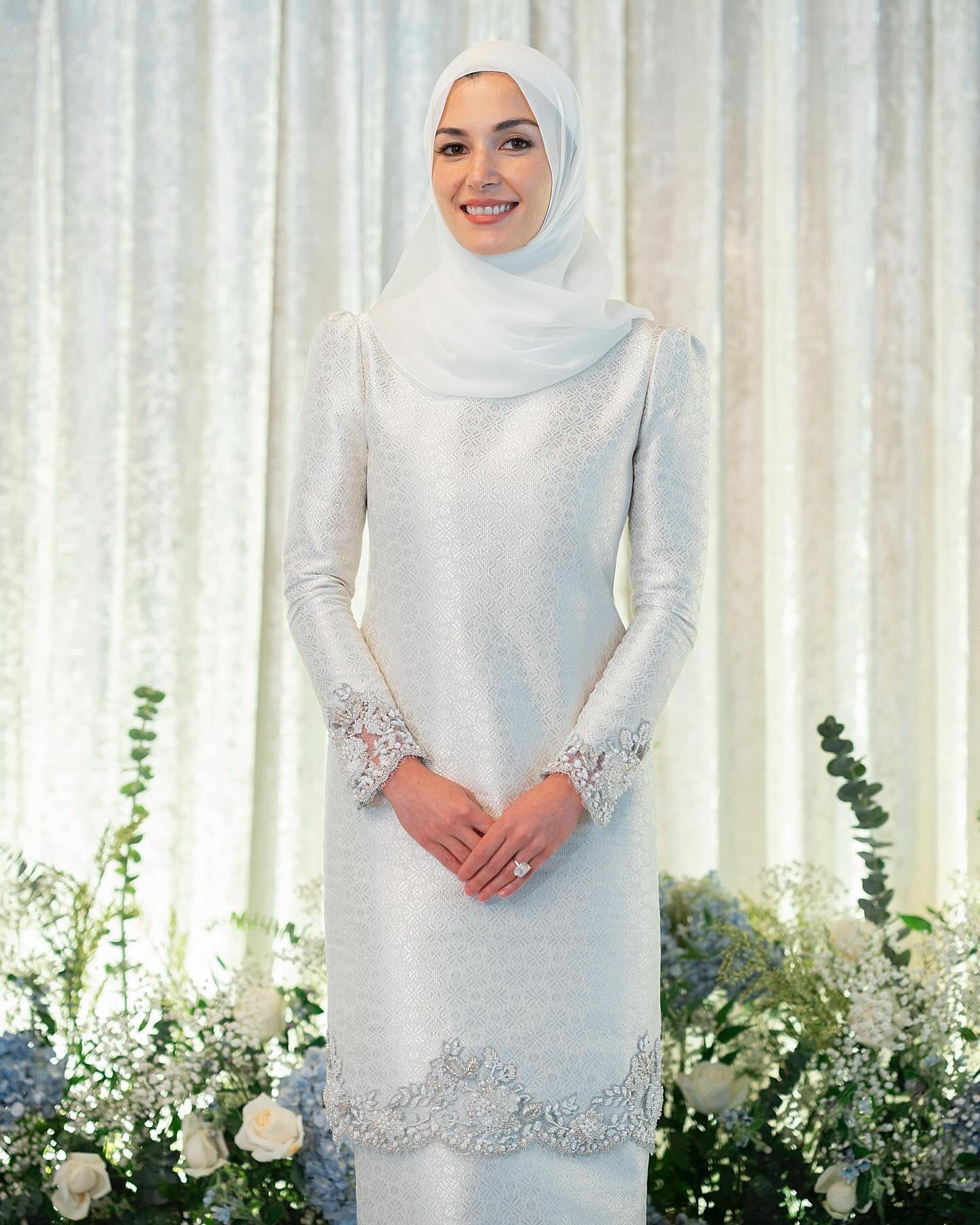 Anisha Rosnah binti Adam (fiancée of Prince Abdul Mateen of Brunei) at ...
