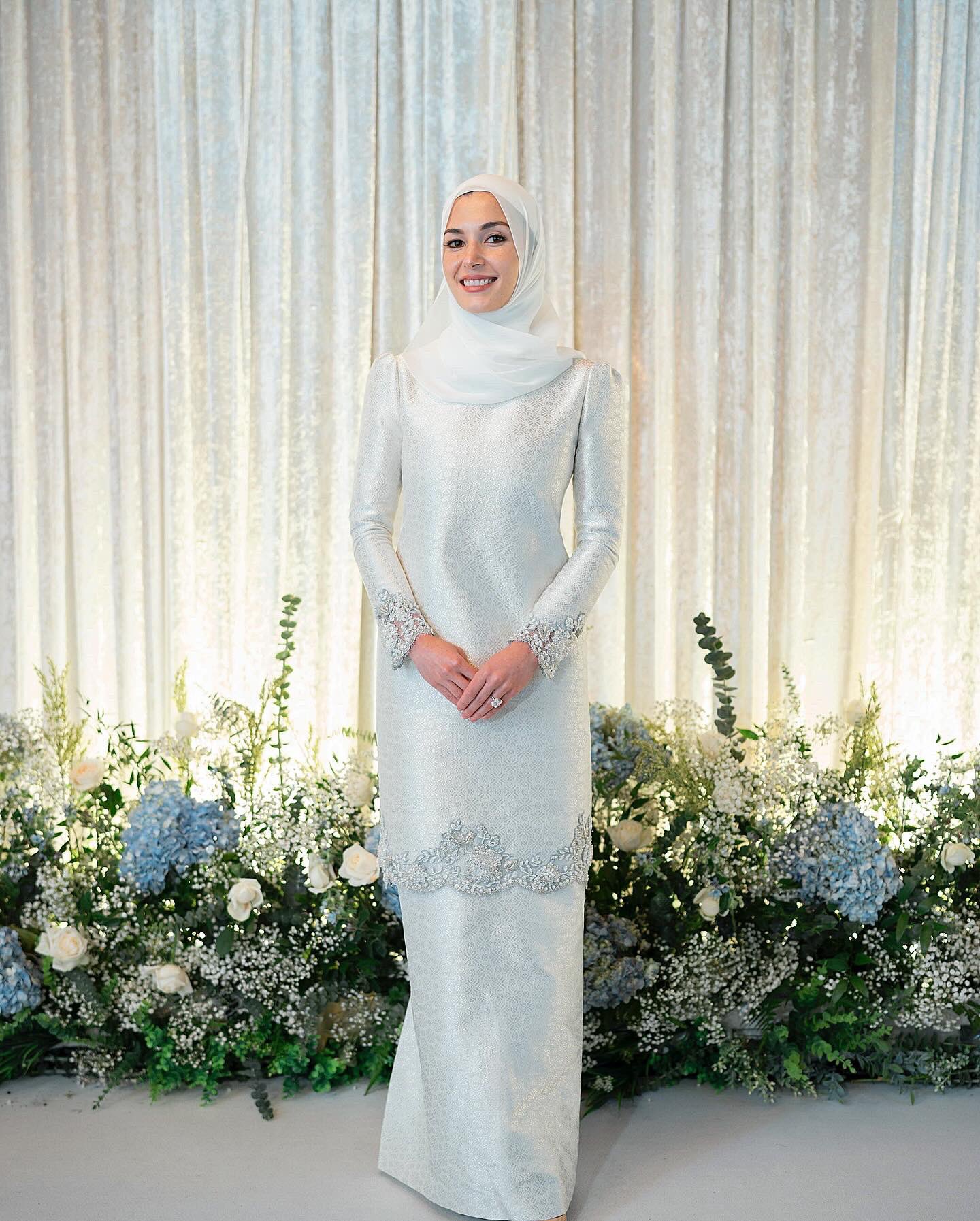 Anisha Rosnah binti Adam (fiancée of Prince Abdul Mateen of Brunei) at ...
