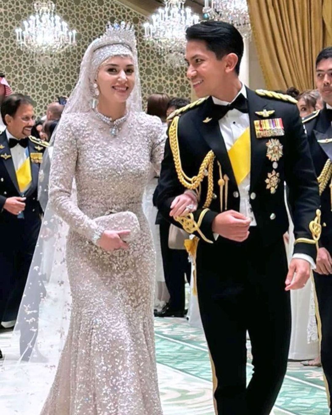 The wedding of Prince Mateen of Brunei and Anisha Rosnah binti Adam ...
