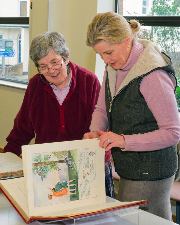 The Duchess of Edinburgh visited Surrey’s History Centre in Woking ...