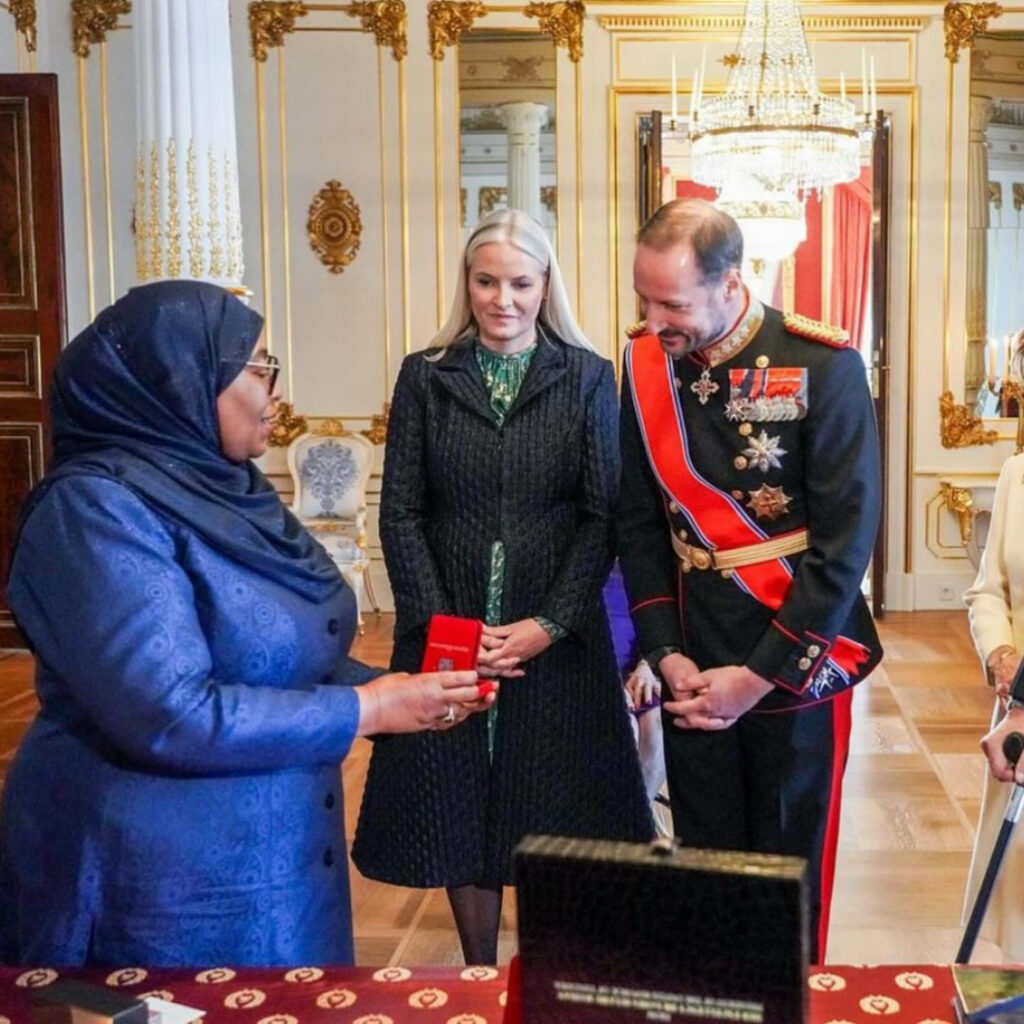 Norwegian royal family welcomed President Samia Suluhu Hassan of ...