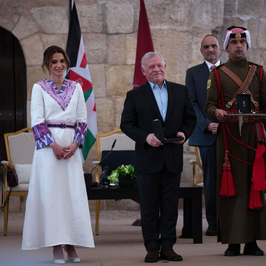 The king and Queen Rania of Jordan Visit to Sharif Hussein House Museum ...