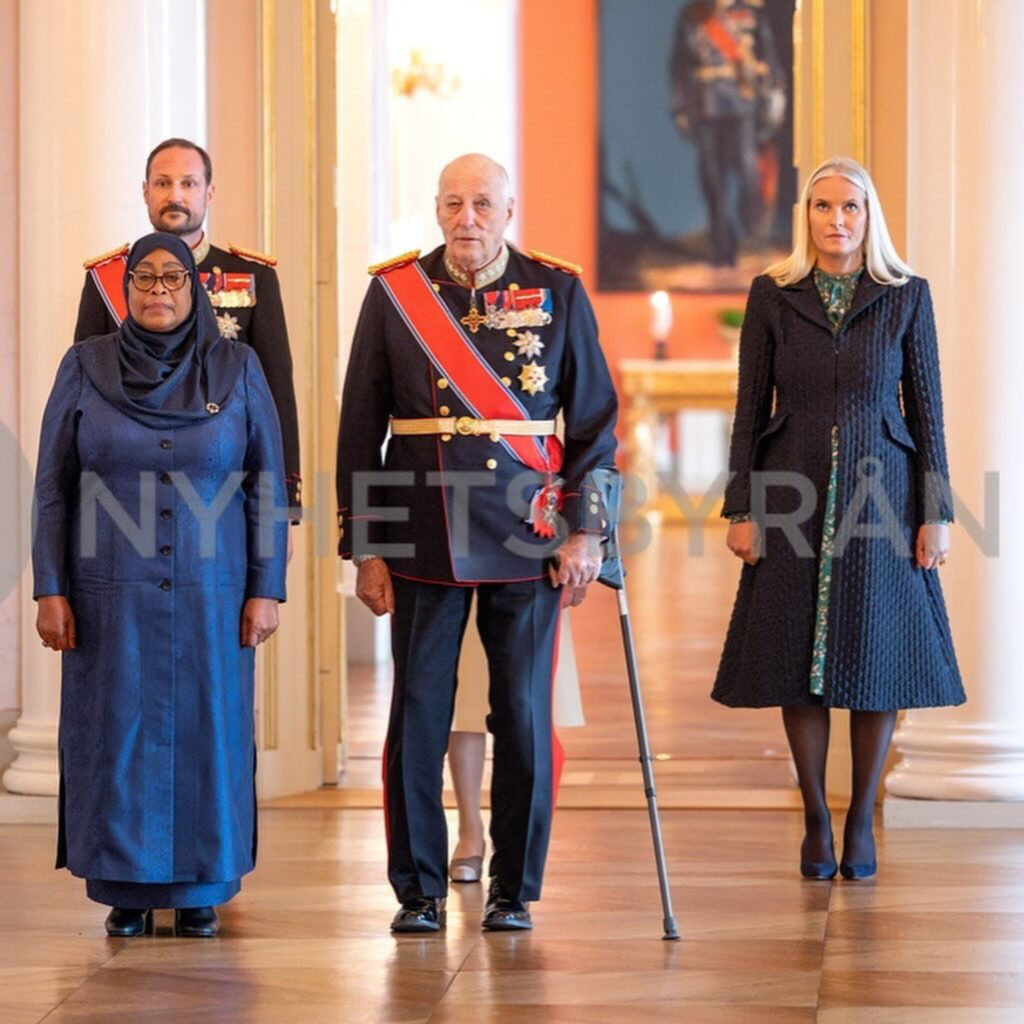 Norwegian royal family welcomed President Samia Suluhu Hassan of ...