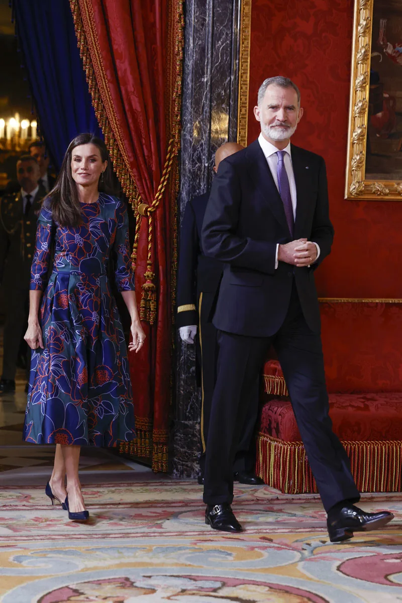 KING FELIPE VI AND QUEEN LETIZIA Hosted a luncheon for Guatemala ...