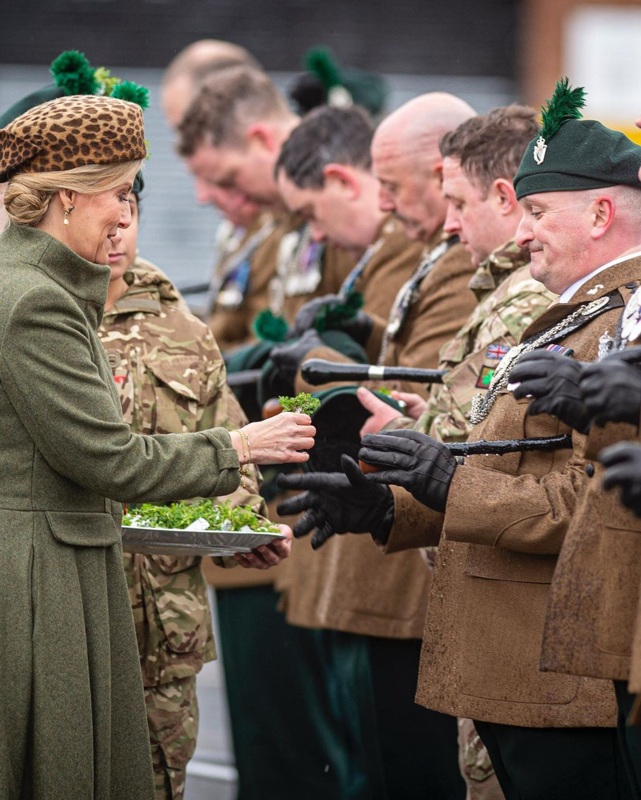 The Duchess of Edinburgh visited the 2nd Battalion, The Royal Irish ...
