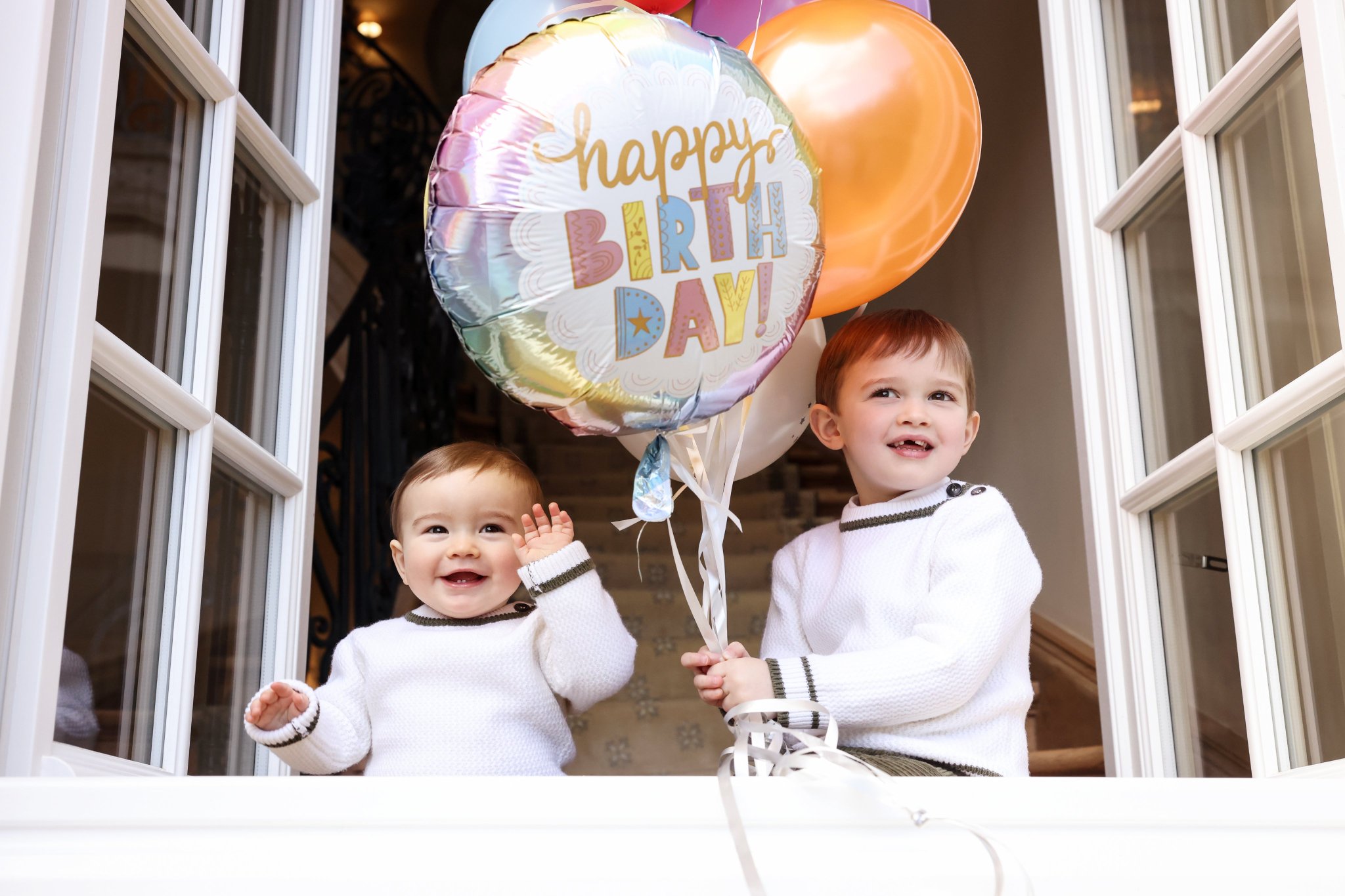 new pictures of Prince François were released ahead his 1st birthday ...