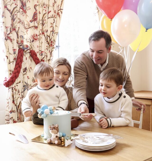 new pictures of Prince François were released ahead his 1st birthday ...