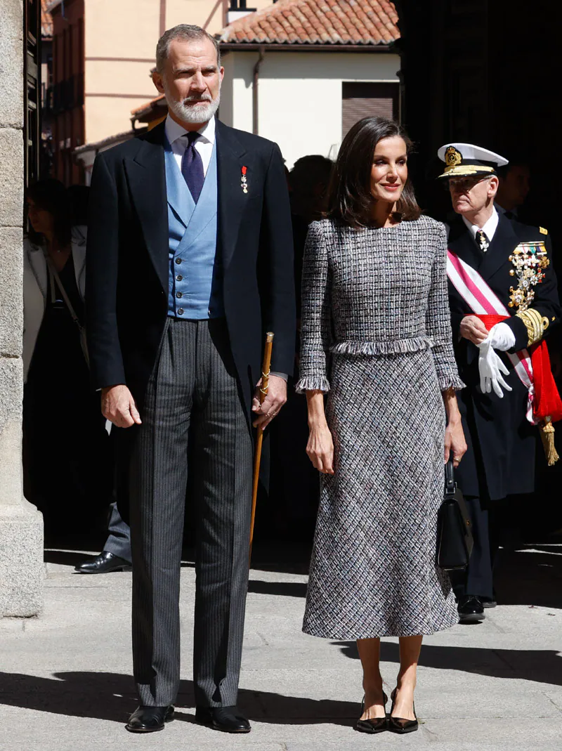 King felipe and queen letizia attend the presentation of the 2023 ...