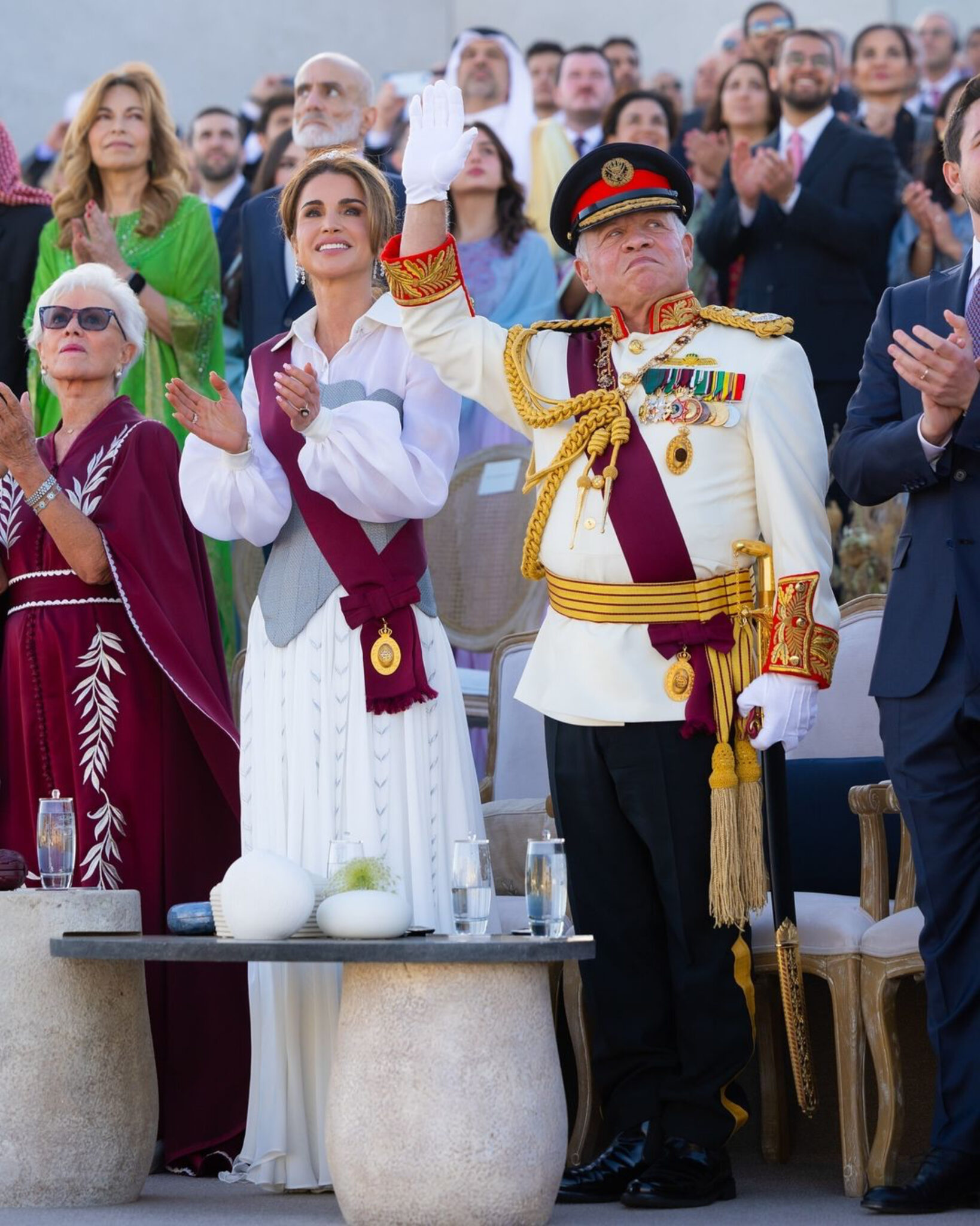 The Jordanian Royal Family attend the celebrations of the Silver ...