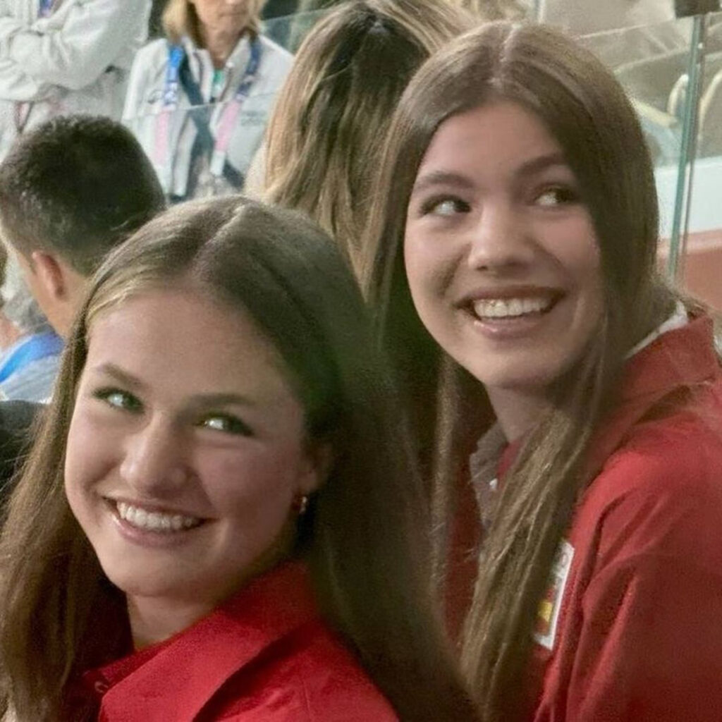 Princess Leonor & Infanta Sofia | Paris 2024 Olympic Games (Day 1 ...