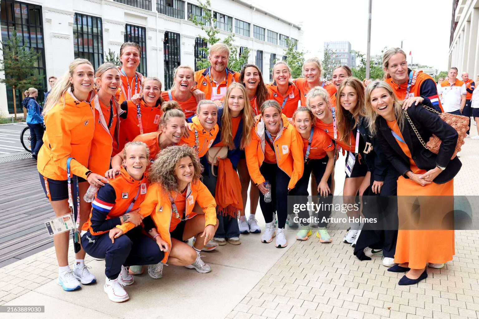Dutch royals met with athletes from Team Netherlands in the Athletes ...