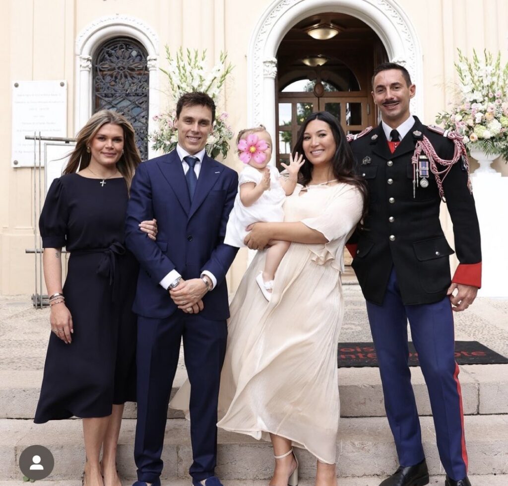 christening photos of Victoire ( daughter of Louis and Marie ducruet ...